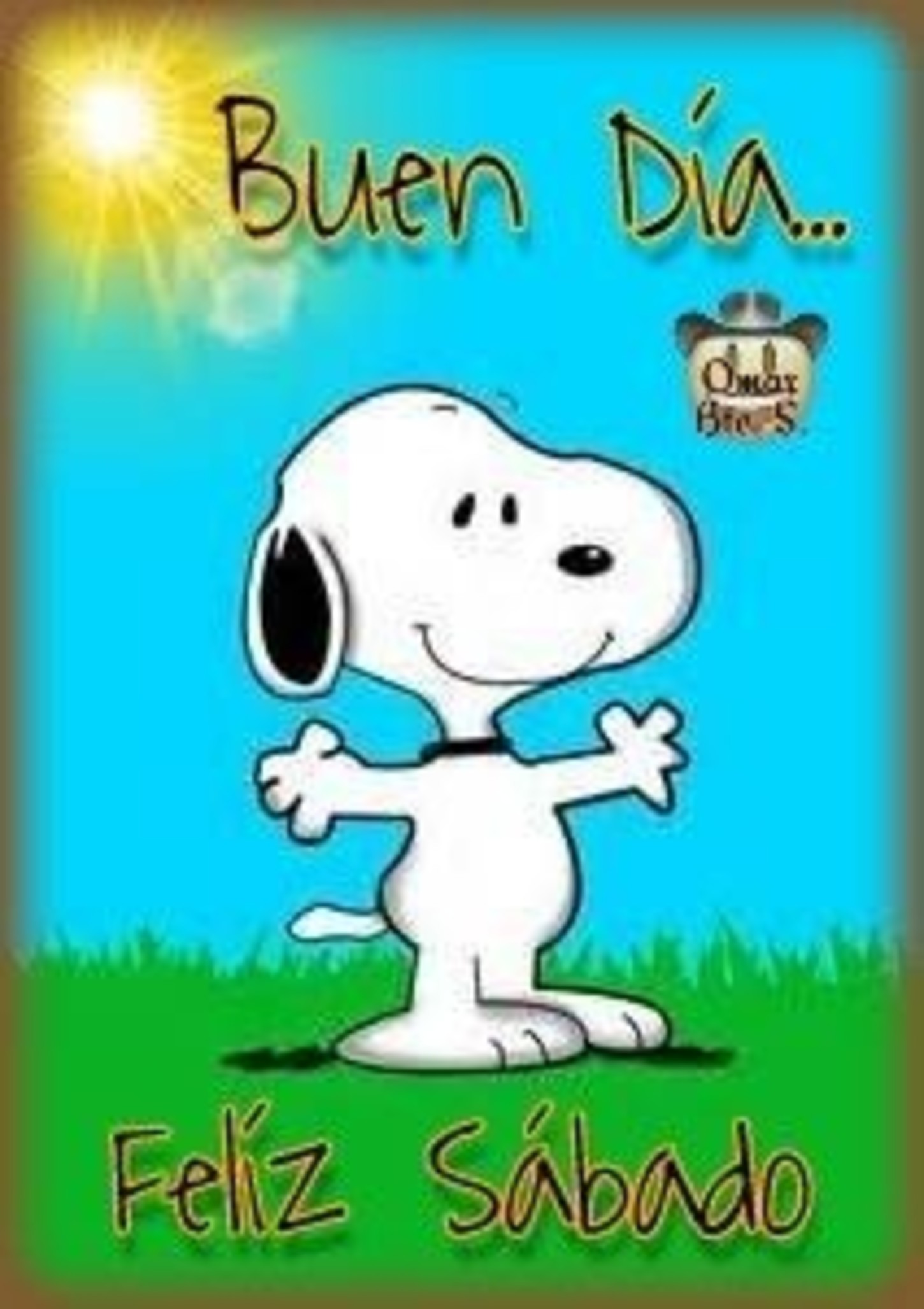 Feliz Sábado con Snoopy - BonitasImagenes.net