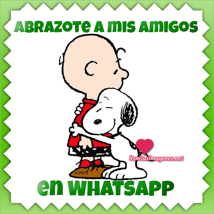 Imágenes de Abrazos para tus amigos en WhatsApp - BonitasImagenes.net